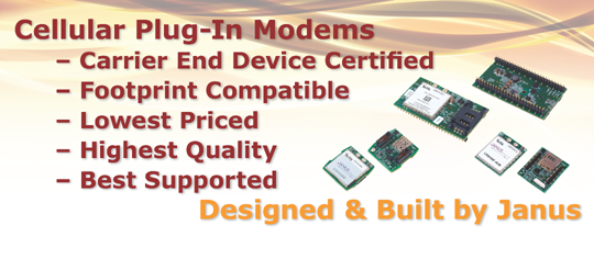 Janus M2M products and services, design, support, integration, solution