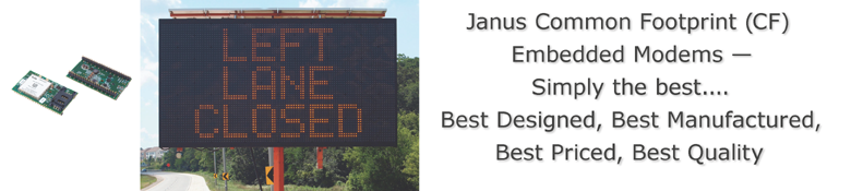 Janus CF Socket modems